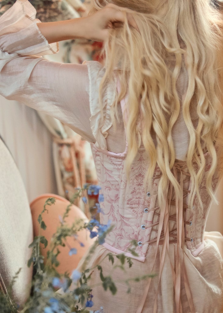 LE Pink Rococo Corset - Enjoué Collectif