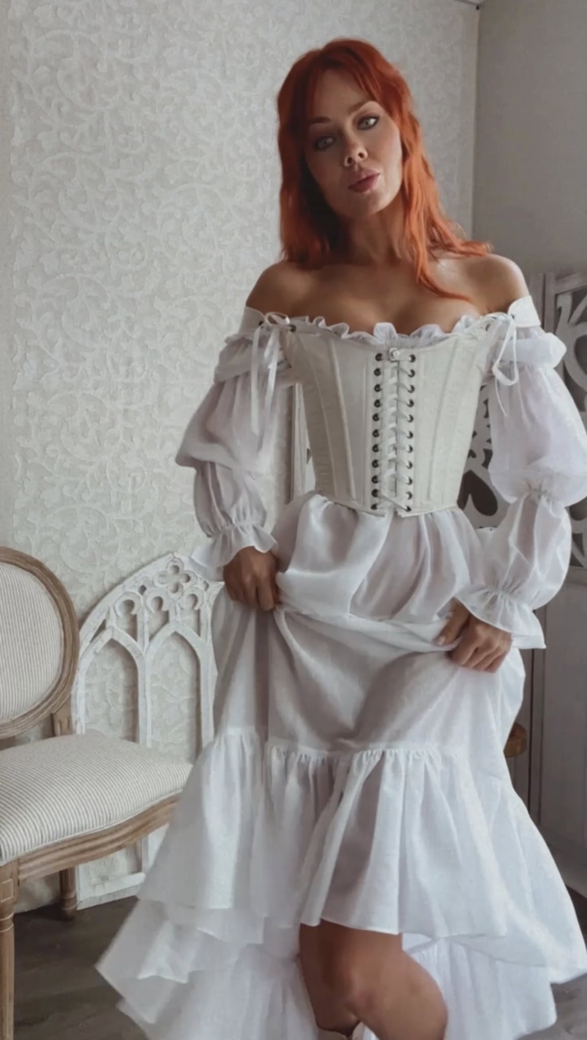 Renaissance Chemise - White - Enjoué Collectif